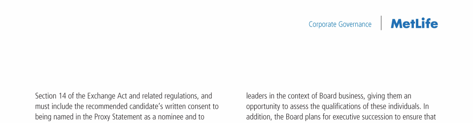 MetLife, Inc. 2016 Proxy Statement
