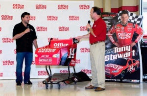 Photo of Two-time NASCAR Sprint Cup Series Champion Tony Stewart with ...
