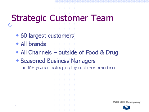 Strategic Customer Team