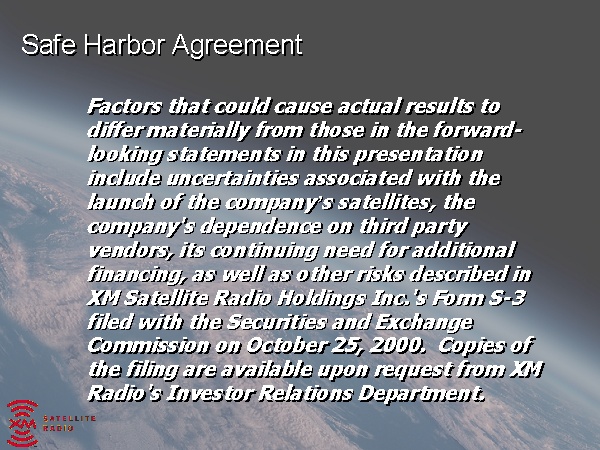 Safe Harbor Agreement