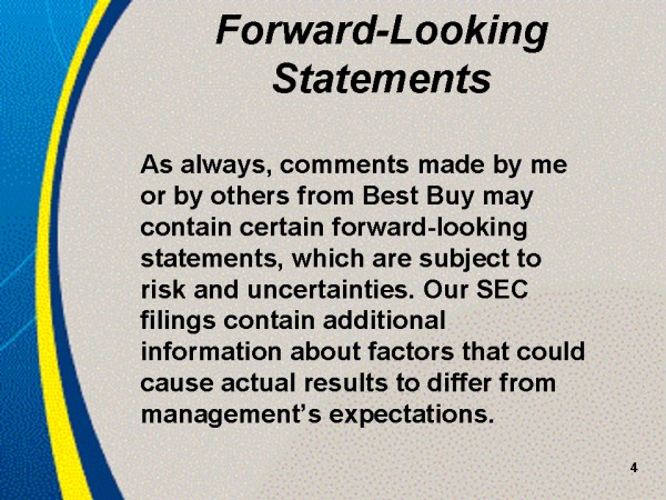 Forward-Looking Statements