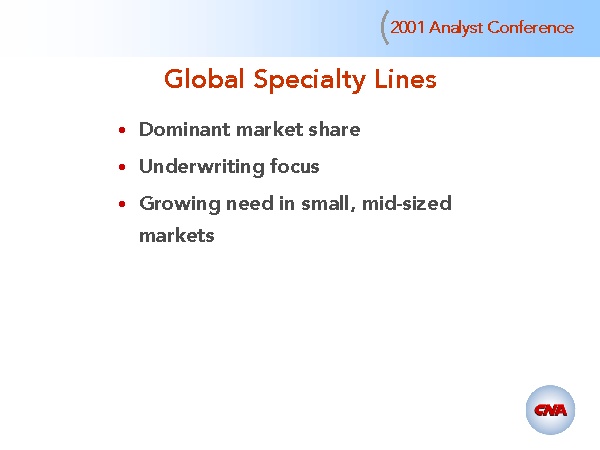 Global Specialty Lines