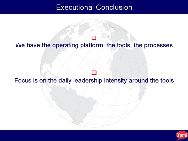 Executional Conclusion