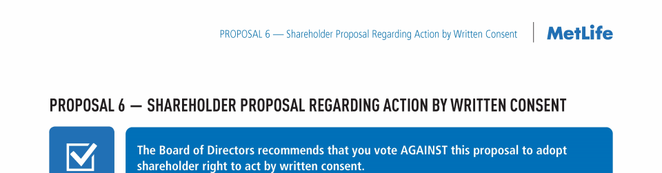 MetLife, Inc. 2016 Proxy Statement
