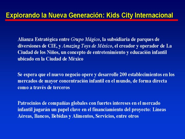Explorando la Nueva Generación: Kids City Internacional