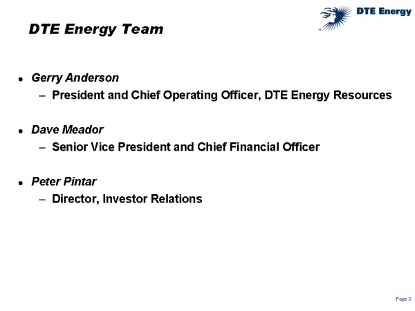 DTE Energy Team