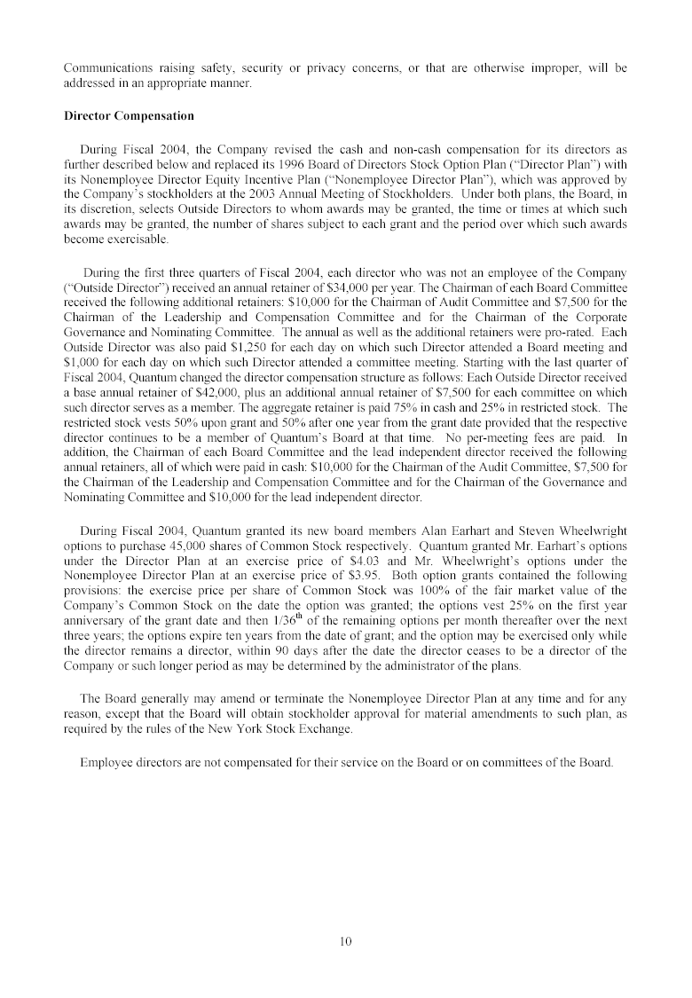 Notice of Proxy Statement, Form 10K