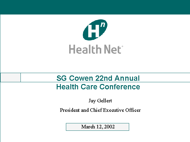 SG Cowen 22nd Annual