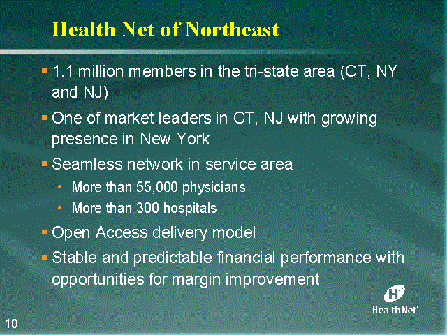 Health Net of Northeast