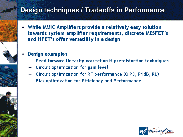 Design techniques / Tradeoffs in Performance