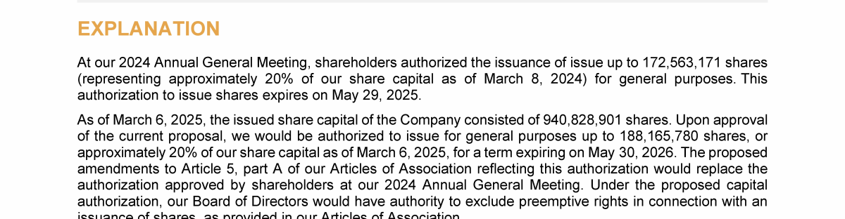 Transocean Ltd. 2025 Proxy Statement and 2024 Annual Report