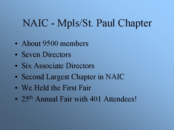 NAIC - Mpls/St. Paul Chapter